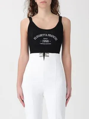Elisabetta Franchi Top Colour - Black