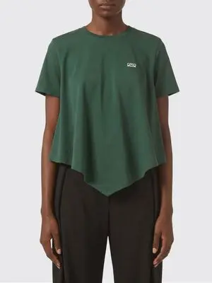 Loewe Cotton T-shirt With Logo Detail - Green