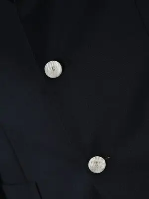 LARDINI Single-breasted Blazer In Virgin Wool Blend With Peak Lapels