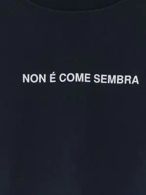 Aspesi Cotton Slogan T-shirt