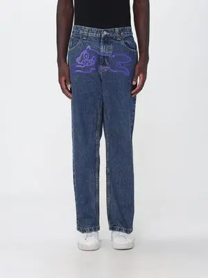 Icecream Knee Length Jeans For Men