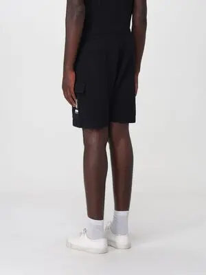 Moschino Cotton Sport Shorts With Elasticated Waistband And Drawstring