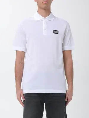 Dolce & Gabbana Cotton Polo Shirt - White