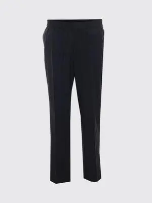 AMI Paris Virgin Wool Slim Fit Trousers - Black