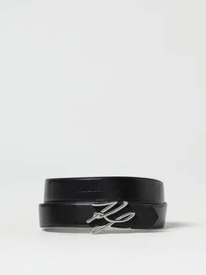 Karl Lagerfeld Belt With Logo Buckle