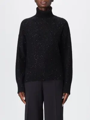 Fabiana Filippi Embellished Turtleneck Jumper - Black