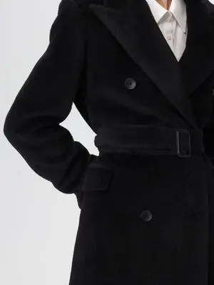 Tagliatore Double-breasted Belted Coat