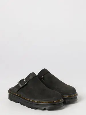 Dr. Martens Zebzag Suede Mules With Adjustable Strap