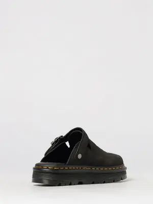 Dr. Martens Zebzag Suede Mules With Adjustable Strap