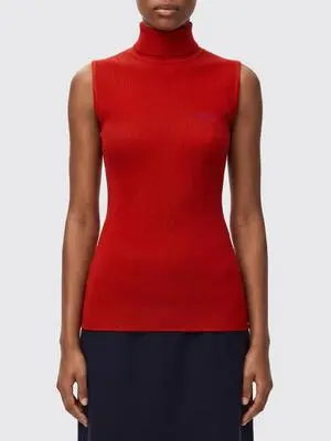 Loewe Jersey Turtleneck Top - Red