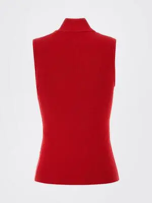 Loewe Jersey Turtleneck Top - Red