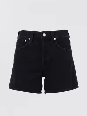 AGOLDE High-waisted Cotton Denim Shorts
