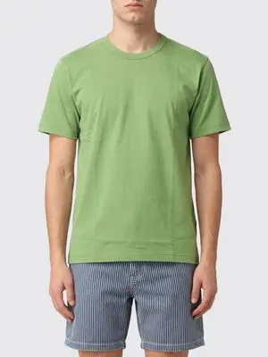 Comme Des Garçons Crewneck Short-sleeved Cotton T-shirt - Green