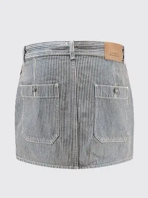 Isabel Marant Étoile Striped Denim Mini Skirt