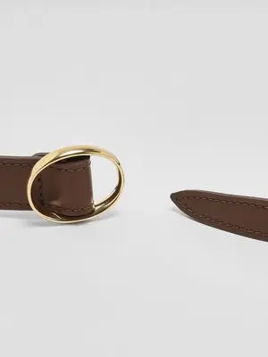 Orciani Zanzibar Smooth Cowhide Leather Belt