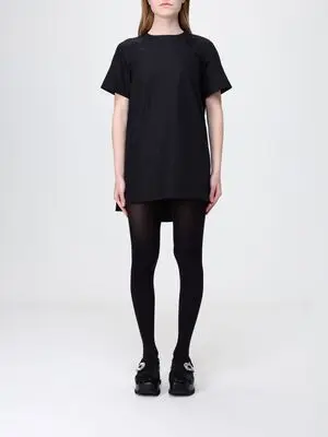 Sacai Cotton Mini Dress - Black