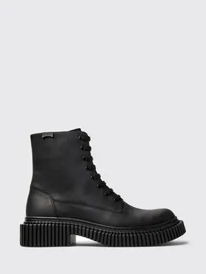 Camper Combat Boots - Black