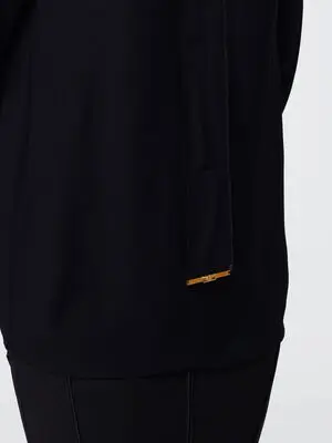 Elisabetta Franchi Draped Shirt With Gold Clasp Detail