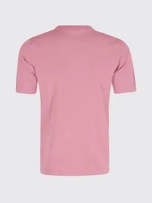 ROBERTO COLLINA Basic Viscose T-shirts - Raspberry