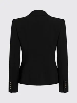 Dolce & Gabbana Single Breasted Stretch Wool Blazer