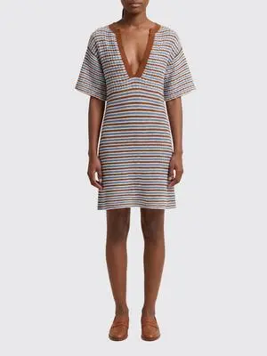 Marni Crochet Knit Mini Dress - Brown