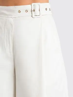 TWINSET Cotton Cropped Trousers