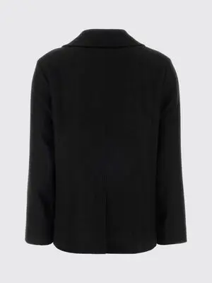 Max Mara Double-breasted Cotton And Linen Coat