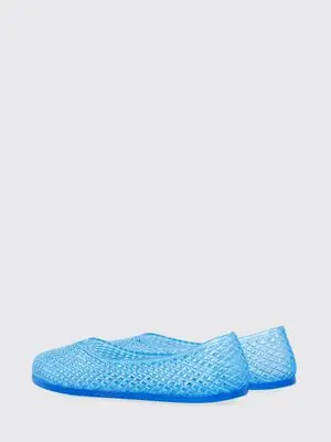 ANCIENT GREEK SANDALS Perforated Pvc Round-toe Ballet Flats - Blue