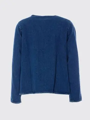VISION OF SUPER Cotton Denim Jacket With Zip Closure
