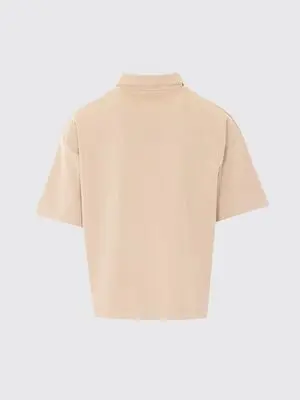 VISION OF SUPER Short-sleeved Cotton Polo Shirt With Two-button Placket