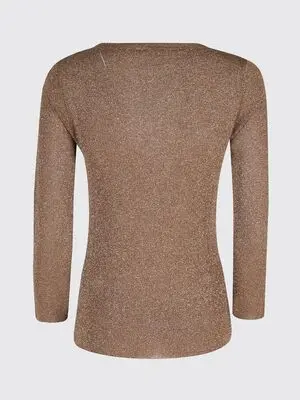 ROBERTO COLLINA Lurex Crew-neck Sweater