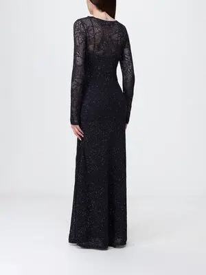 Fabiana Filippi Sequined Long Sleeve Knit Dress