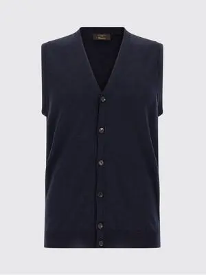 ZANONE Sleeveless V-neck Waistcoat - Blue