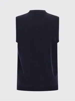 ZANONE Sleeveless V-neck Waistcoat - Blue