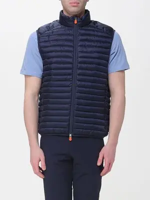 SAVE THE DUCK Padded Zip Puffer Jacket - Blue