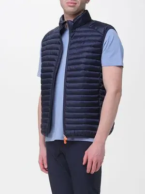 SAVE THE DUCK Padded Zip Puffer Jacket - Blue