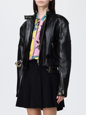 Versace Leather Biker Jacket