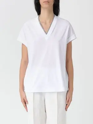 Brunello Cucinelli T-shirt Colour - White