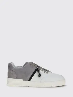Moschino Leather Sneakers - Grey