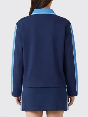 Casablanca Long Sleeve Cotton Polo Shirt