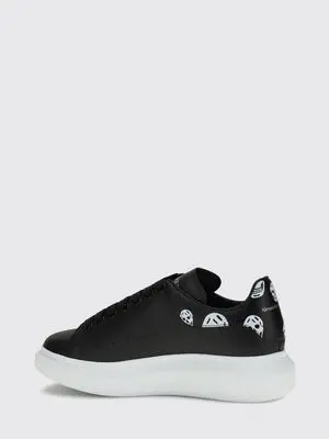 Alexander McQueen Oversize Sneakers In Leather With Bi Skull Print