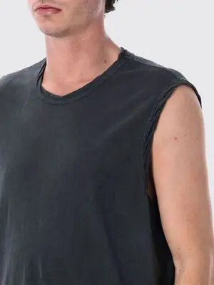 JAMES PERSE Cotton Tank Top With Crew Neck