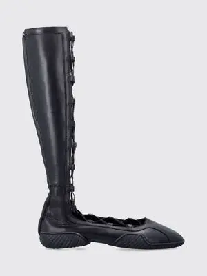 MIISTA Mrs. Mathilda Knee-high Leather Lace-up Boots