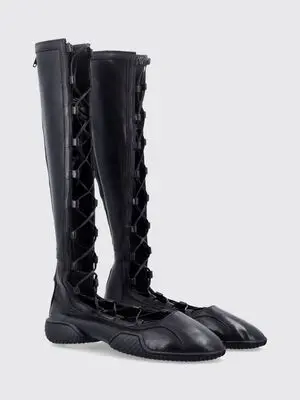 MIISTA Mrs. Mathilda Knee-high Leather Lace-up Boots