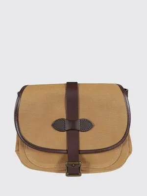 Filson Rugged Twill Cotton And Leather Crossbody Bag