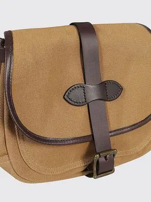 Filson Rugged Twill Cotton And Leather Crossbody Bag