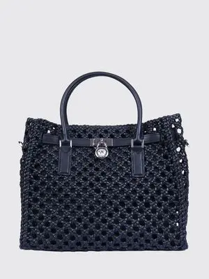 Michael Kors Hamilton Moderne Woven Polyester Blend Bag - Black