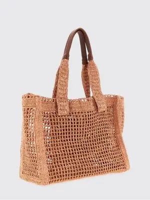 Chloé Summer Banana Raffia Tote - Beige