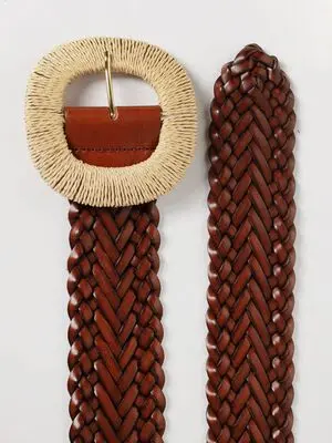 Orciani Woven Leather Belt