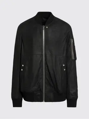 Rick Owens Lambskin Leather Bomber Jacket